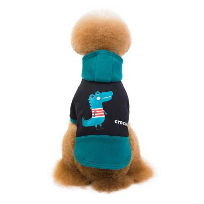 China 2021 Winter Fashionable Four Legs  Pet Clothes Warm Fleece Fabric Custom Dog Hoodies for sale