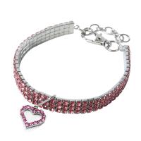 China Fashion Luxury Dog Collar Rhinestone Diamond Jewelry Pet Collar for sale