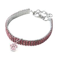 China Fashion Luxury Dog Collar Rhinestone Diamond Jewelry Pet Collar for sale