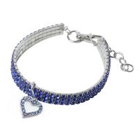 China Fashion Luxury Dog Collar Rhinestone Diamond Jewelry Pet Collar for sale