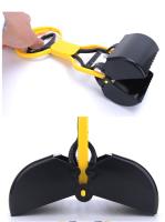 China Portable Long Handle Non Toxic ABS Dog Drop Shovel Pet Pooper Picker for sale