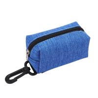 China Custom Oxford Outdoor Travel Waste Poop Bag Holder For Dog Leash Attachment for sale