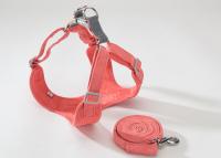 China Support Sample Soft And Durable Denim Harness Leash Luxury Dog Collar for sale