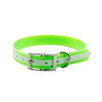 China ODM/ OEM  Manfacturer Soft Comfortable Luminous Nylon Padded Reflective PVC Dog Collar for sale