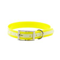 China ODM/ OEM  Manfacturer Soft Comfortable Luminous Nylon Padded Reflective PVC Dog Collar for sale