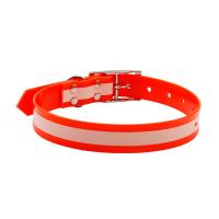 China ODM/ OEM  Manfacturer Soft Comfortable Luminous Nylon Padded Reflective PVC Dog Collar for sale