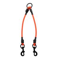 China Durable Soft Dog Leashes Waterproof Two In One Design Double PVC Dog Leash for sale