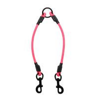 China Durable Soft Dog Leashes Waterproof Two In One Design Double PVC Dog Leash for sale