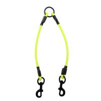 China Durable Soft Dog Leashes Waterproof Two In One Design Double PVC Dog Leash for sale