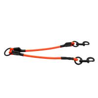 China Durable Soft Dog Leashes Waterproof Two In One Design Double PVC Dog Leash for sale