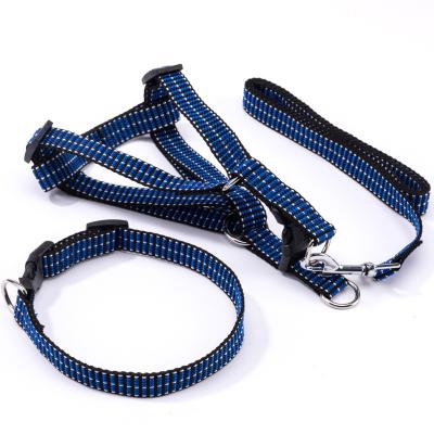 China Extenable Non-Slip Nylon Durable Reflective Vest Adjustable Dog Harness for sale