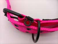 China Padded Adjustable Soft Nylon Neoprene Super Light Breathable Nylon Dog Collar for sale