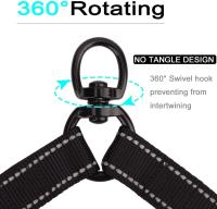 China Double Dog Lead Dual Leash Splitter 360 Swivel No Tangle Dog Leash for Two Dogs for sale