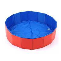 China PVC Non Slip Portable Dog Padding Pool Foldable Inflatable Dog Swimming Pool for sale
