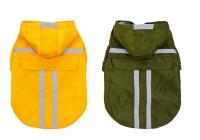 China Comfortable High Quality Safe Reflective Waterproof Outdoor Training Dog Raincoat for sale