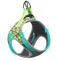 China Hot Sales Luxury Reflective Pet Vest Soft Mesh Padding Dog Harness With Handle for sale