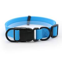 China Hot Selling Pet Collar Heavy Duty Walking Training Easy Clean Waterproof  PVC Dog Collar for sale
