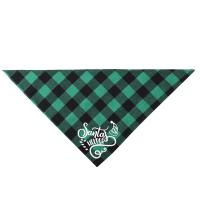 China 100% Cotton Reversible Scarf Personalized Printing Pattern Triangle Christmas Dog Bandana for sale
