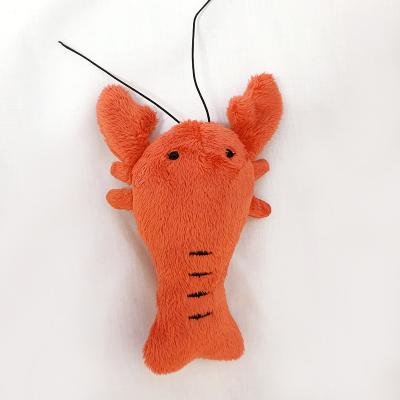 China Custom Interactive Dog Chew Toys Pink Ice Cream Shape Soft Plush Squeak Dog Toys for sale
