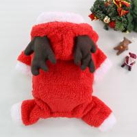 China Christmas Dog Pajamas Xmas Clothes Costumes Hoodies Dog Clothing Christmas for sale