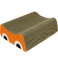 China Interactive Reversible Corrugated Scratch Paperboard Recycle Cat Scratching Board for sale