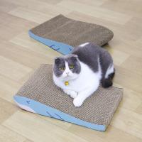 China High Quality Corrugated Scratch Paperboard Recycle Whale Shape Cat Scratching Board for sale