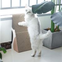 China Two side Non Toxic Durable Corrugated Scratch Paperboard Recycle Cat Scratching Board for sale