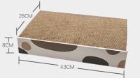China Expandable 2 Packs Reversible Rectangle Corrugated Scratch Paperboard Cat Playing Board for sale