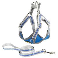 China Breathable Cat Harness Vest Type Dog Leash Wholesale New Style Pet Chest Harness for sale