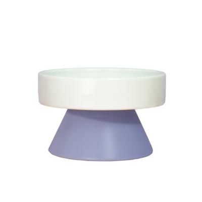 China Dual Cat Bowl Dog Interactive Toys Food Cat Feeding Bowl for sale