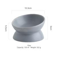China No Black Chin Dog Interactive Toys Easy Clean Anti Chocking Ceramic Pet Bowl for sale