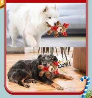 China AJ Pet Interactive Toy , Squeaky Stuffed Christmas Pet Food Leakage Toys for sale