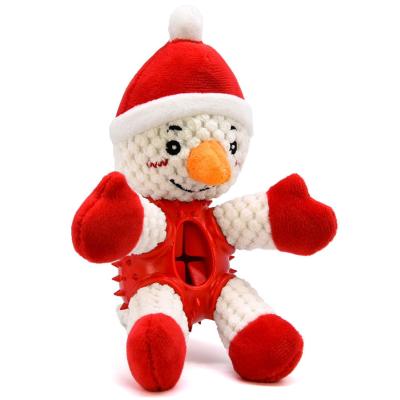 China Interactive Chew Stuffed Food Toys Sturdy Squeaky Puzzle Feeders Food Leakage Toys For Pets for sale
