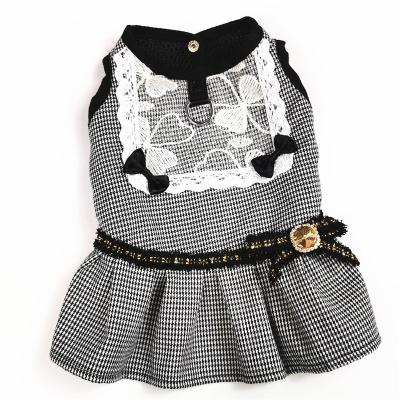 China Korean Fashion Style Medium Small Dog Cat Vest Clothes Cotton Summer Pet Dress Dog Clothes for sale