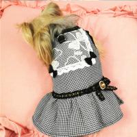 China Korean Fashion Style Medium Small Dog Cat Vest Clothes Cotton Summer Pet Dress Dog Clothes for sale