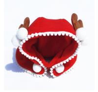 China Hooded Sweatshirt Costume Warm Autumn Winter Polar Fleeze Soft Dog Christmas Cape for sale