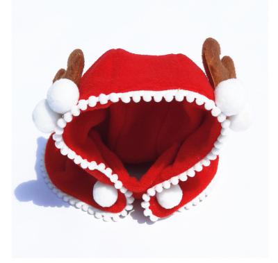 China Hooded Sweatshirt Costume Warm Autumn Winter Polar Fleeze Soft Dog Christmas Cape for sale