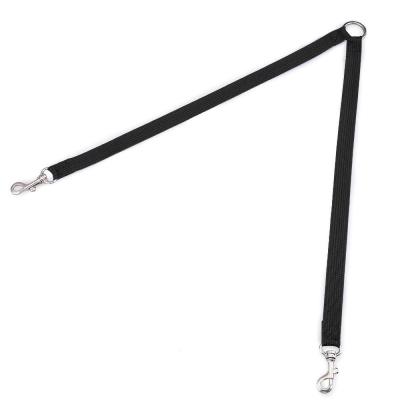 China Car pet leash one lead two double heads car dog leash pet leash customization for sale