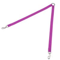 China Car pet leash one lead two double heads car dog leash pet leash customization for sale