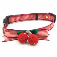 China Hot Selling British Style Adjustable Plaid Pattern Small Medium Dog Bowknot Collar for sale