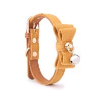China New products recommended cat bow tie collar felt cloth kitten puppy bell collar pet collar for sale