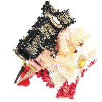 China Custom Fashion Attractive Design PU Decorative Nylon Lace Luxury Dog Collar for sale