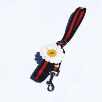 China New Arrivel Luxury Daisy Embroidery Design Classic Dog Leash Set For Small Medium Dog for sale