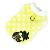 China New Arrivel Fashion Luxury Design Warm Autumn Winter Dog Soft Clothes With Leash Attachment for sale