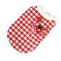 China New Arrivel Fashion Luxury Design Warm Autumn Winter Dog Soft Clothes With Leash Attachment for sale
