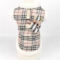China New Arrivel Fashion Luxury Design Warm Autumn Winter Dog Soft Clothes With Leash Attachment for sale