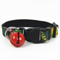 China Hot Season Selling Collar Nylon Christmas Jingle Bell  Cute Dog Collar For Small Medium Dog for sale