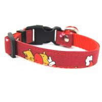 China Hot Season Selling Collar Nylon Christmas Jingle Bell  Cute Dog Collar For Small Medium Dog for sale