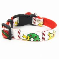 China Hot Season Selling Collar Nylon Christmas Jingle Bell  Cute Dog Collar For Small Medium Dog for sale