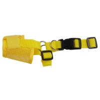 China pet muzzle anti-strike and anti-dropping mesh pet products dog muzzle leather for sale